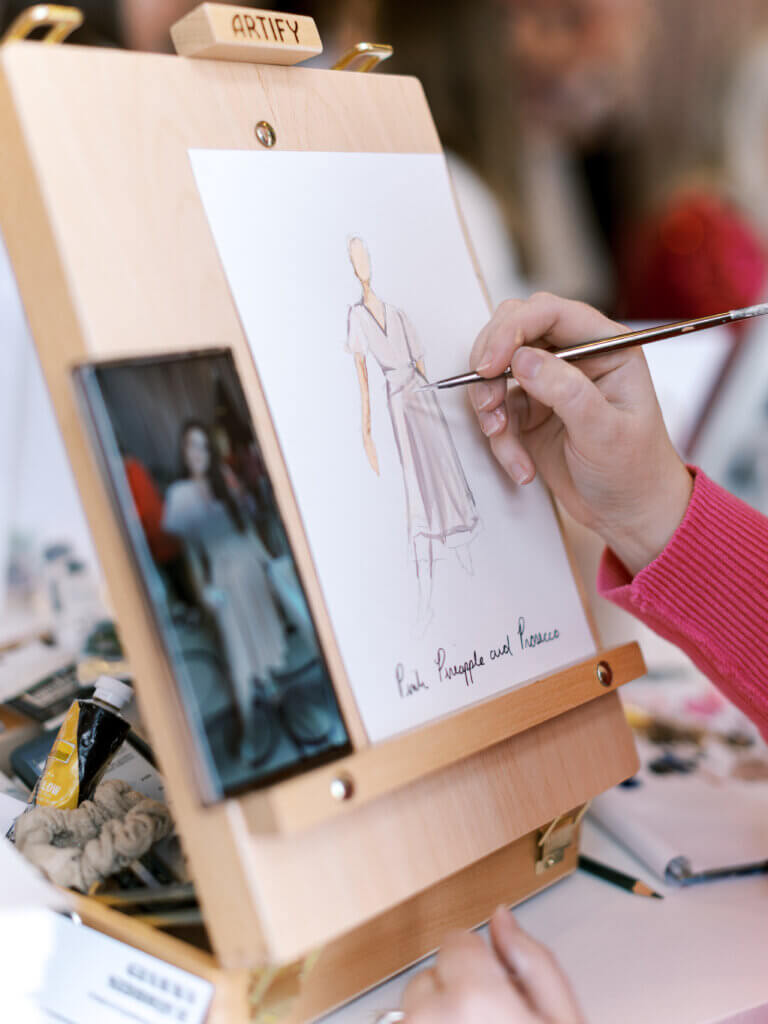 Live Wedding Painting vs. Guest Illustrations – Which is Best for You ...